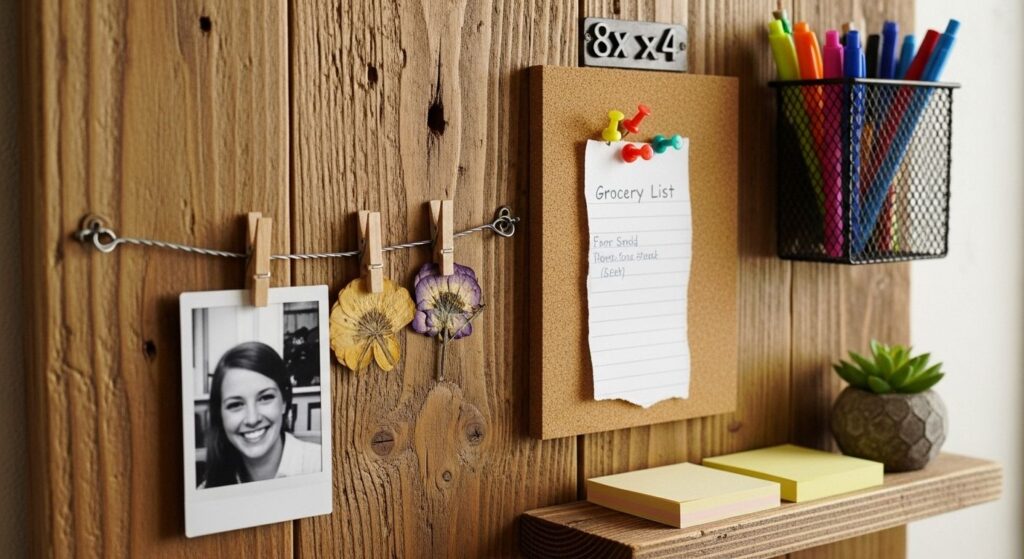 Tablica memo DIY – jak zrobić funkcjonalną tablicę z korka i tkaniny ...